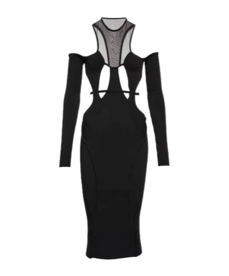 NENSI DOJAKA Cutout Midi Dress