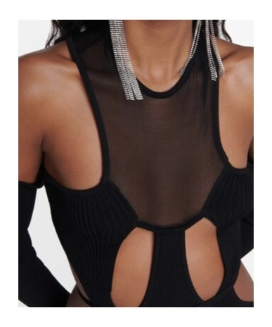 NENSI DOJAKA Cutout Midi Dress