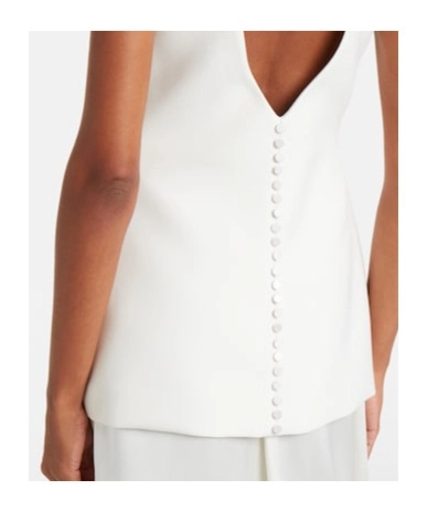 RÓHE Silk-trimmed Wool-blend Gown