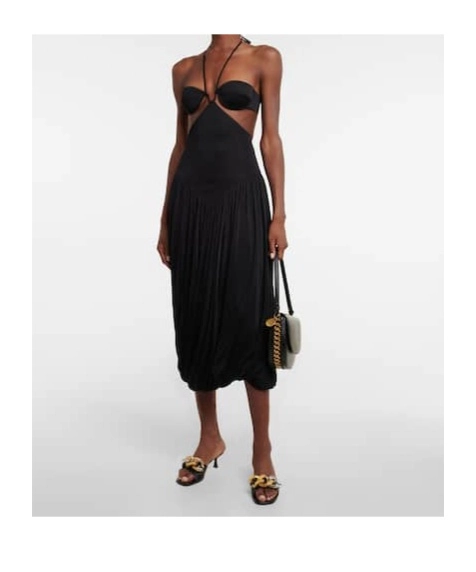 Stella McCartney Cutout Halterneck Midi Dress