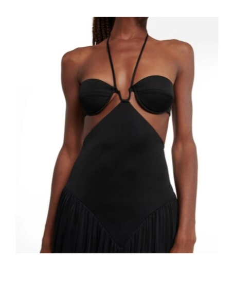 Stella McCartney Cutout Halterneck Midi Dress