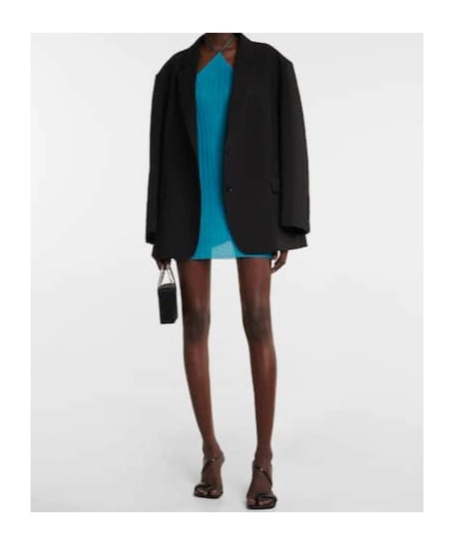 NENSI DOJAKA Halterneck Cotton Minidress