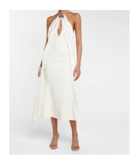 David Koma Halterneck Midi Dress