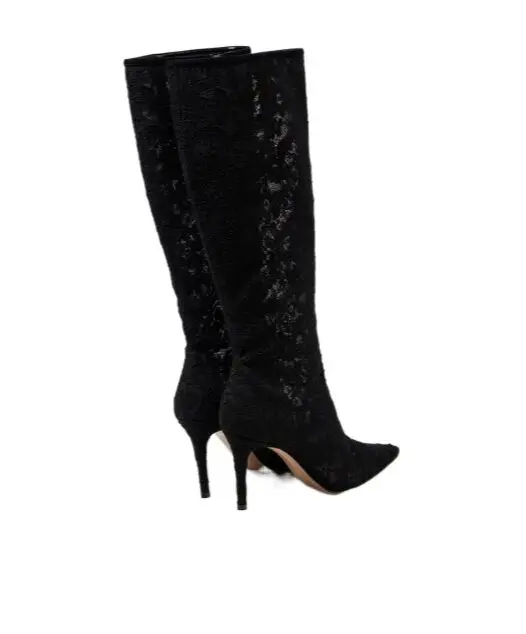 GIANVITO ROSSI Lace-up Knee-high Boots