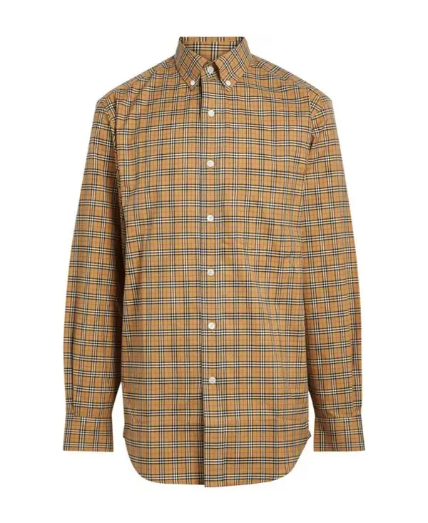 Burberry Small Plaid Cotton Shirt