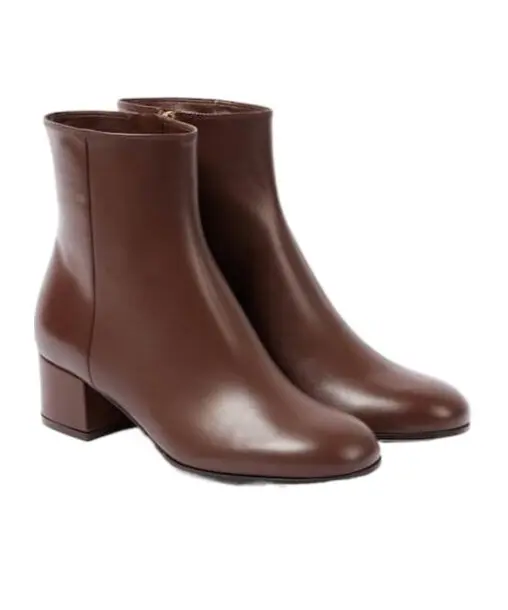 GIANVITO ROSSI Simple Comfort Ankle Boots - Brown