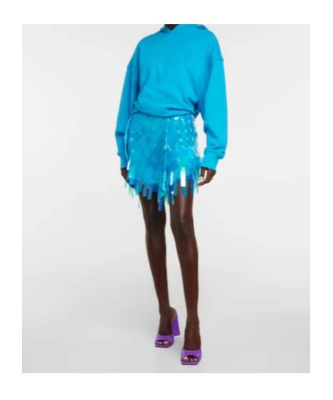 Attico Embellished Miniskirt