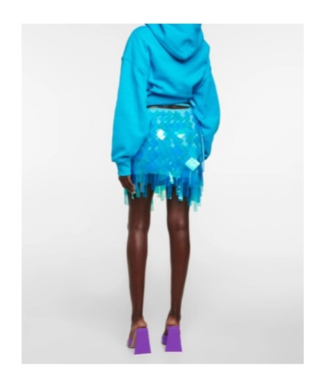 Attico Embellished Miniskirt