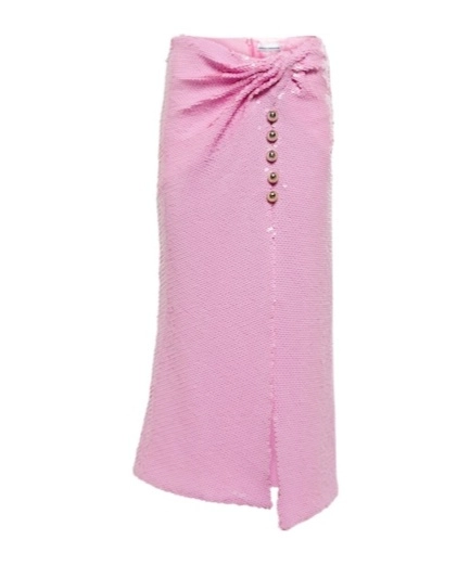 Rabanne Sequined Midi Skirt