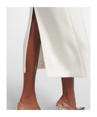 Alex Perry Bow-detail Crepe Satin Gown