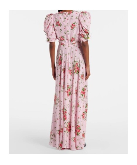 RODARTE Floral Silk Cocktail Dress