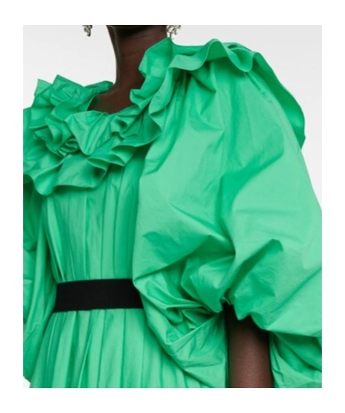 ROKSANDA Zahara Pleated Cotton Maxi Dress
