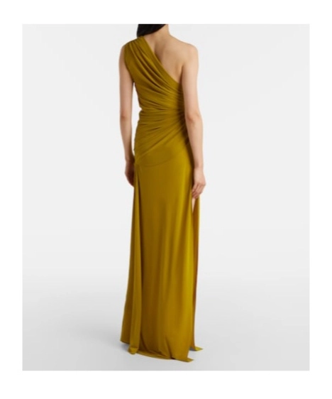 Alex Perry Draped One-shoulder Crêpe Jersey Gown