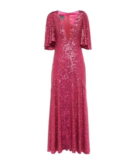 Monique Lhuillier Sequined Gown