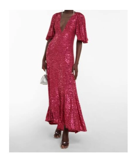Monique Lhuillier Sequined Gown