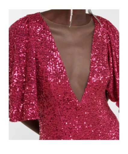 Monique Lhuillier Sequined Gown