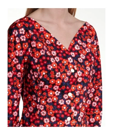 Marni Floral Cotton Midi Dress