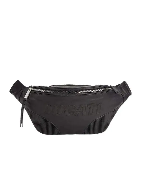Dsquared2 X Ducati Logo Patch Belt Bag - Black