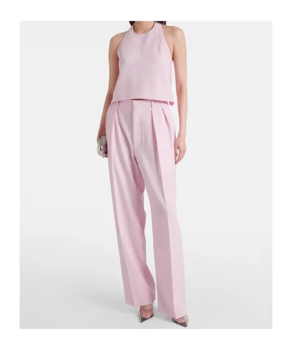 Wardrobe.NYC Pleated Tapered Track Pants