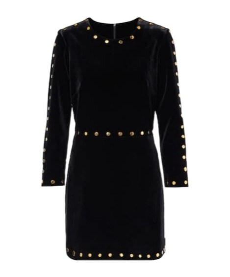 Dodo Bar Or Ska Velvet Minidress