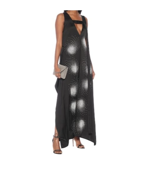 Stella McCartney Embellished Stretch-satin Gown