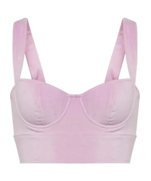 Alex Perry Cole Corduroy Bustier Top