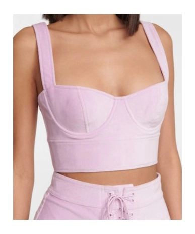 Alex Perry Cole Corduroy Bustier Top