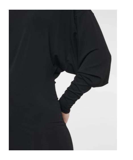 Alexandre Vauthier Stretch-jersey Turtleneck Midi Dress
