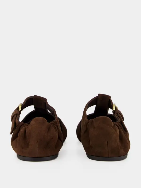Miu Miu Round-toe Flat Sandals