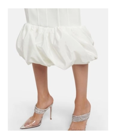 Maticevski Vindicate Crêpe Midi Skirt