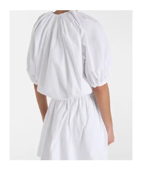 PATOU Gathered Cotton Top