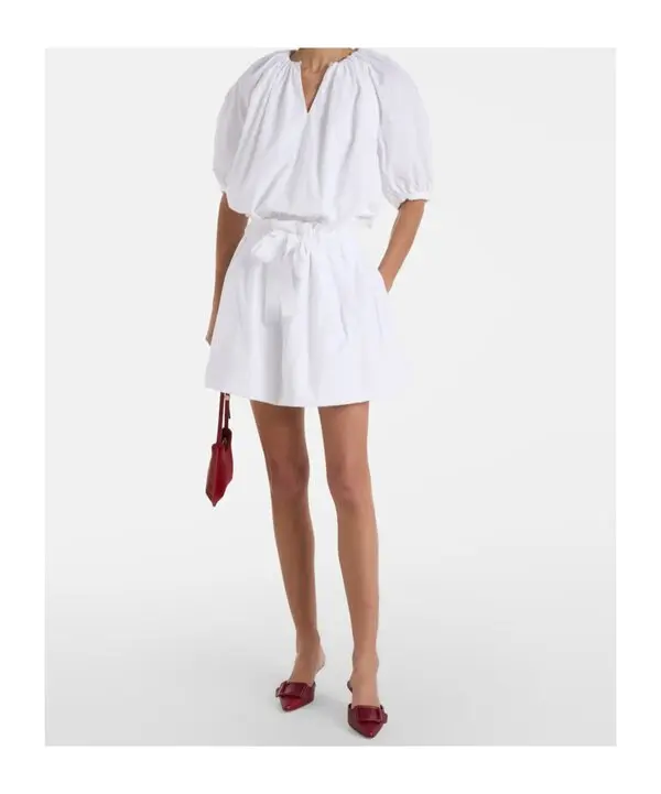 PATOU Gathered Cotton Top