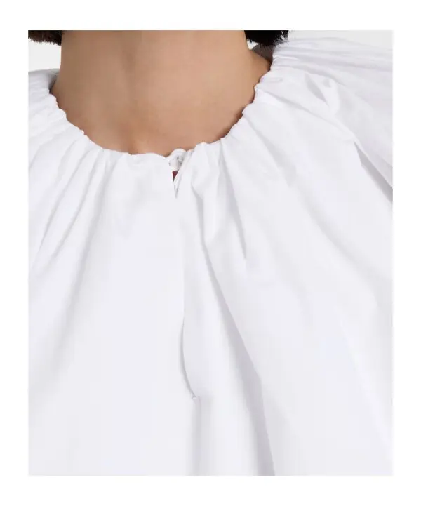 PATOU Gathered Cotton Top