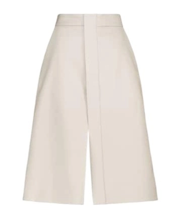 Stella McCartney Lauren Faux Leather Midi Skirt - White