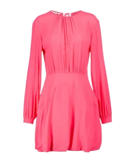 Stella McCartney Amanda Gathered Minidress - Pink