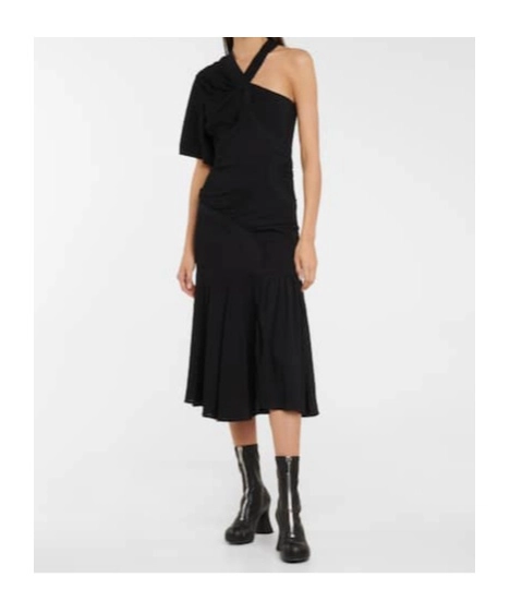 Stella McCartney Emmeline One-shoulder Midi Dress