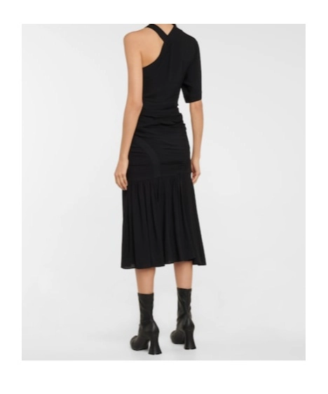 Stella McCartney Emmeline One-shoulder Midi Dress