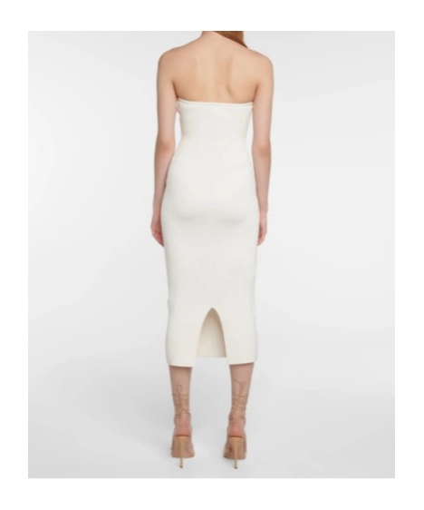Galvan Thalia Strapless Midi Dress