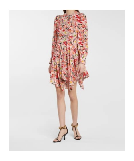 Stella McCartney Felicity Floral Silk Minidress