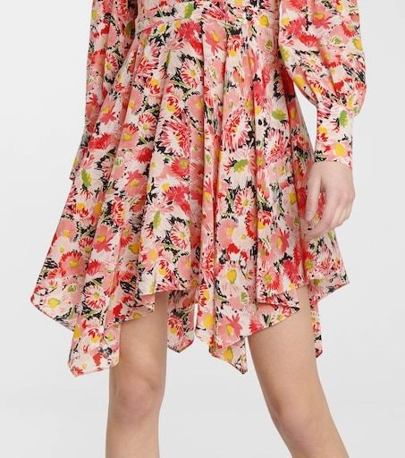 Stella McCartney Felicity Floral Silk Minidress
