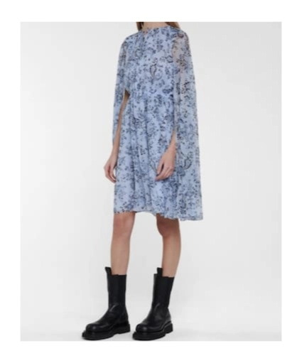 Erdem Austin Printed Silk Voile Minidress