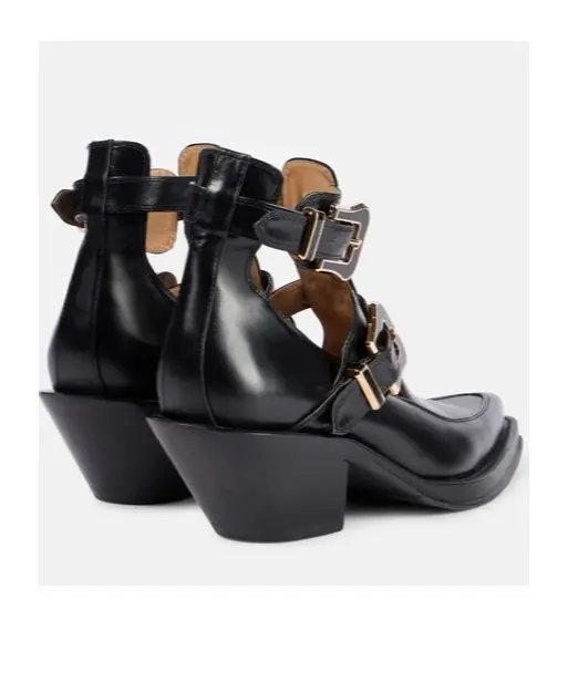Gabriela Hearst Castro Leather Ankle Boots