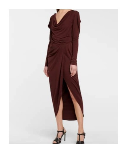 Altuzarra Shoshana Cowl Neck Midi Dress