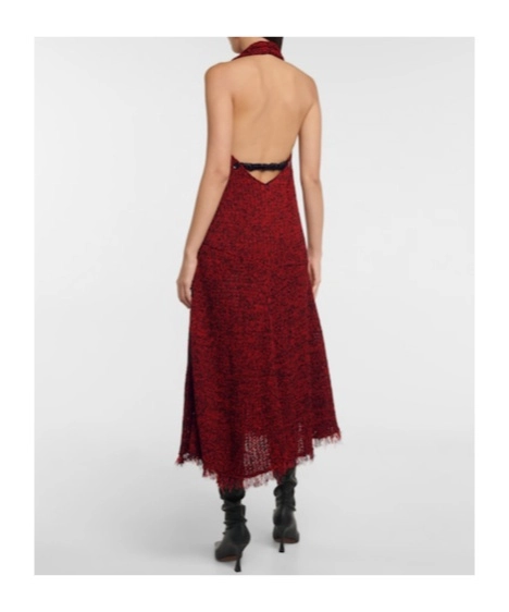 Proenza Schouler Crocheted Halterneck Midi Dress