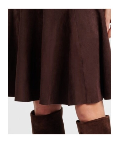 Stouls Rosalba Suede Midi Skirt