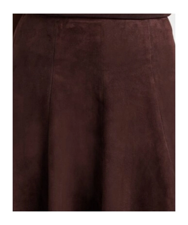 Stouls Rosalba Suede Midi Skirt