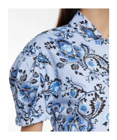 Erdem Frederick Cotton Poplin Midi Dress