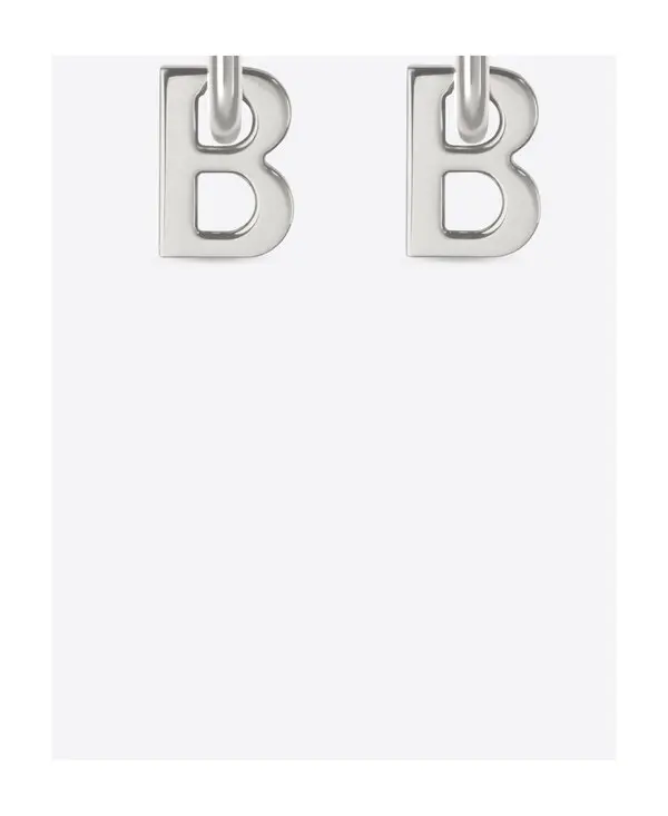 Balenciaga B Chain Xs Earrings