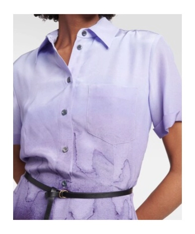Altuzarra Kiera Printed Silk Shirt Dress