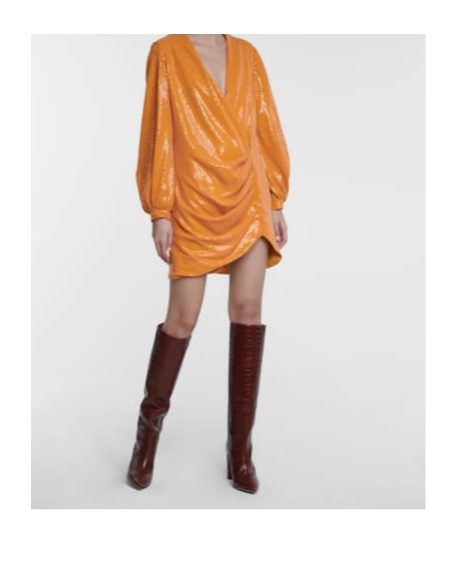 Halpern Sequined Minidress